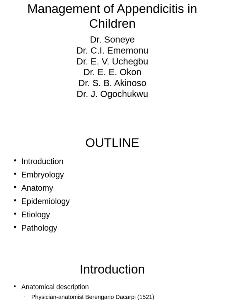Acute Appendicitis | PDF | Gastroenterology