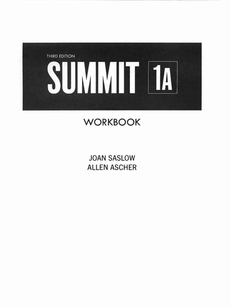 Summit 1A Work Book 3rd | PDF
