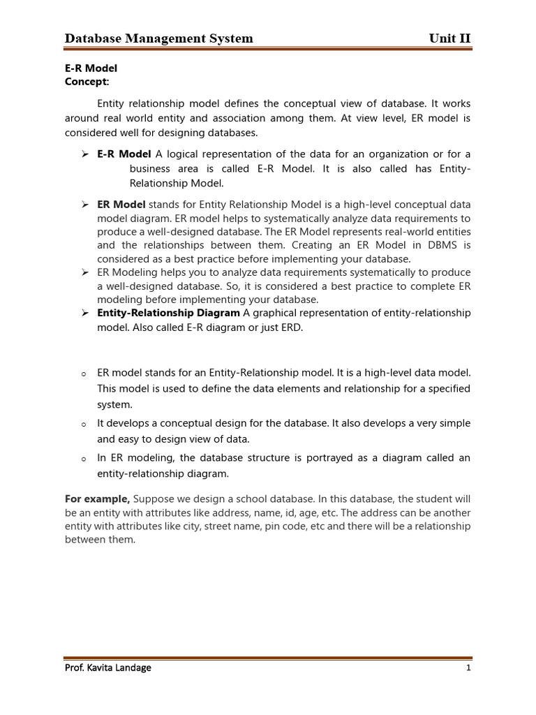 Dbms Unit II | PDF Dbms Unit II | PDF