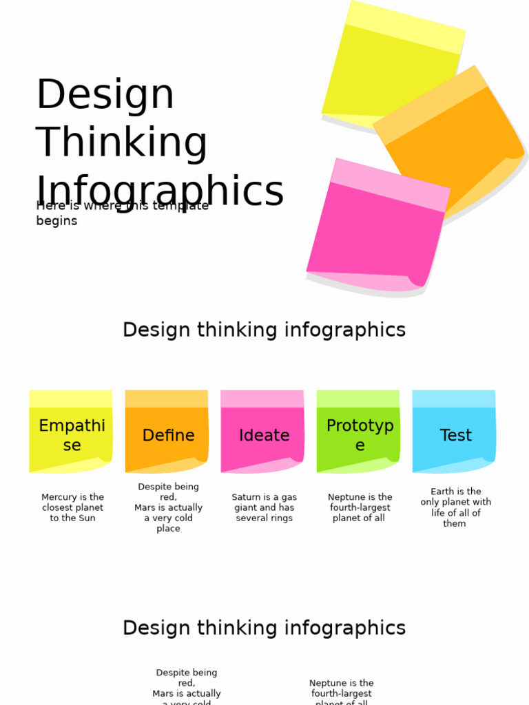 Design Thinking Infographics by Slidego | PDF