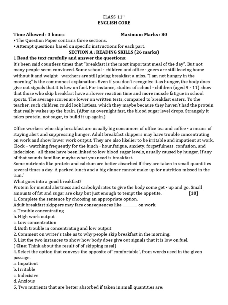 English Core | PDF