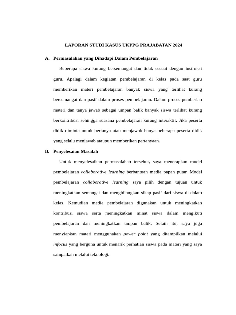 Studi Kasus - Fix | PDF