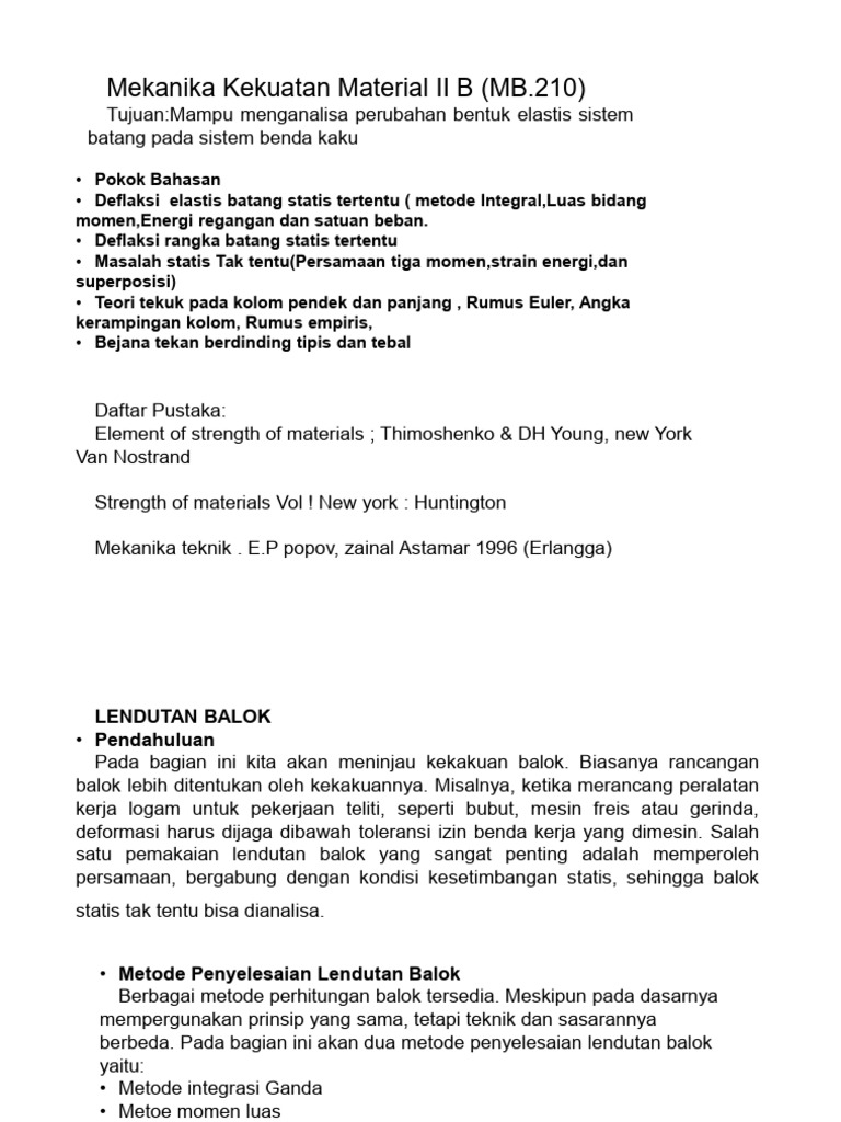 Silabus MK MKM Ii | PDF