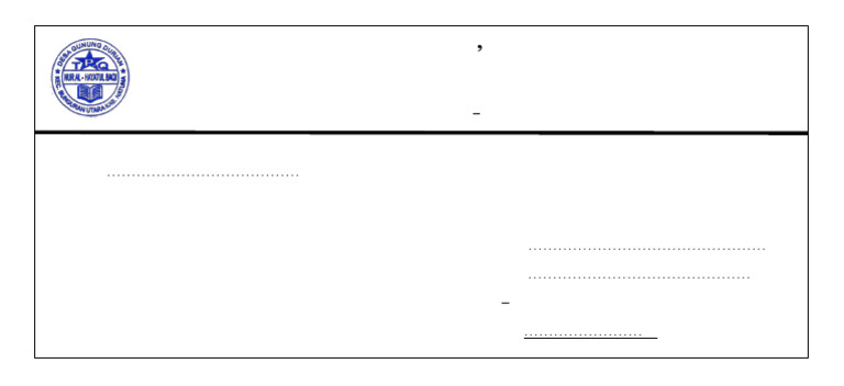 Amplop Kop TPQ GD | PDF