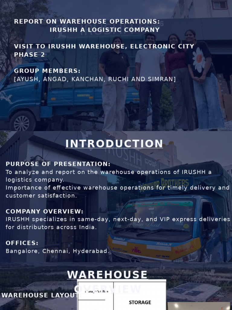 Report On A Warehouse Operation | PDF | Warehouse | Logistics
