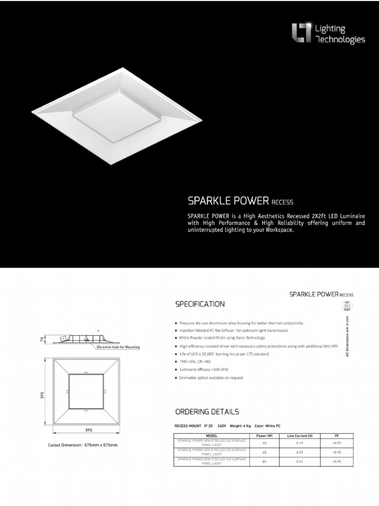 Sparkle Power Recess | PDF
