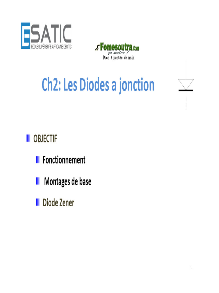 612aa6aae20e8les Diodes A Jonction Esatic | PDF