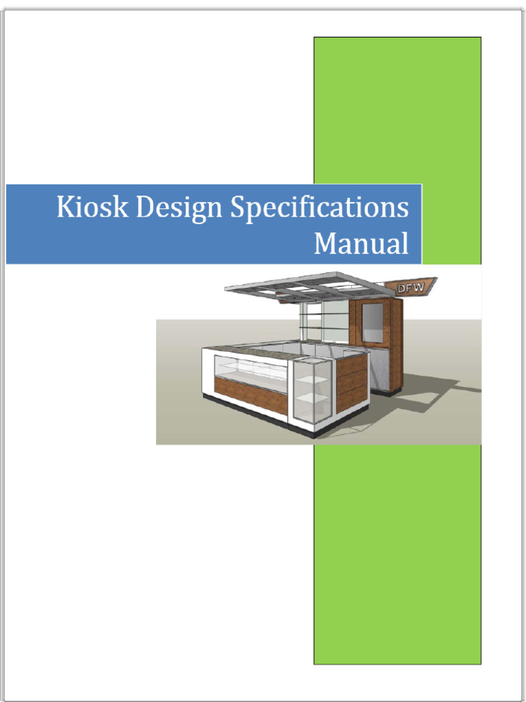 Kiosk Design Specifications Manual - PDF | PDF