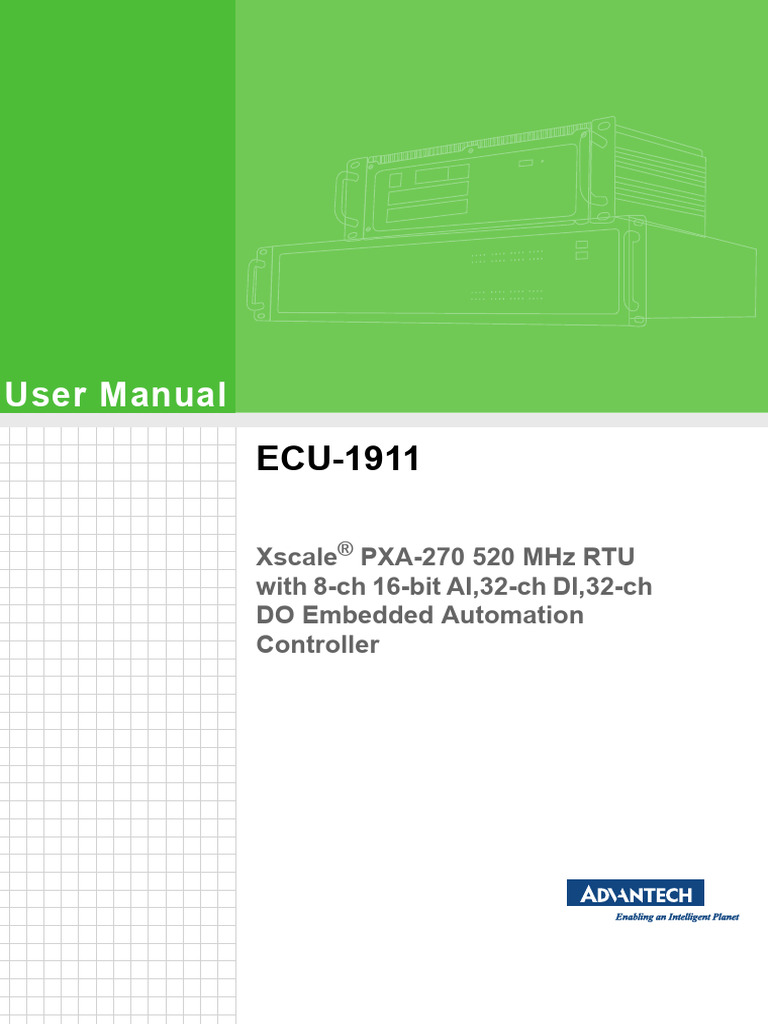 ECU-1911 UserManual V1.0 (EN) | PDF