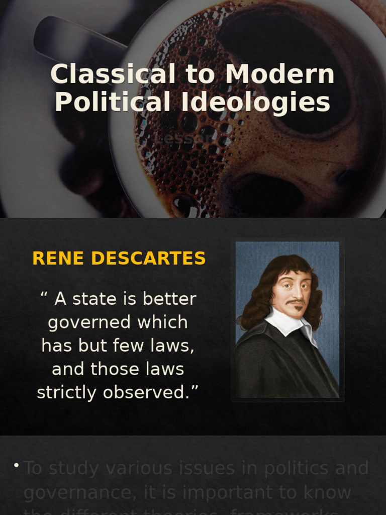 Classical To Modern Political Ideologies | PDF | Marxism | Politics