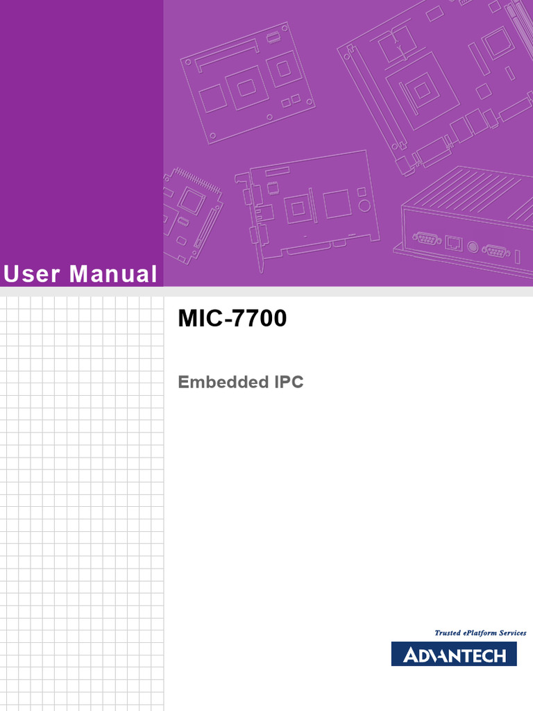 MIC-7700_User_Manual_Ed.1_FINAL | PDF