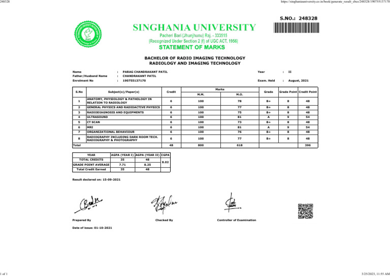 Marksheet 2 | PDF