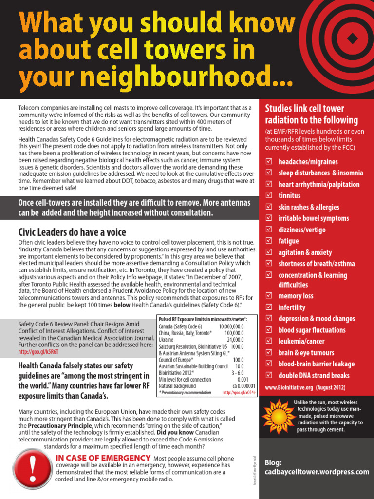 Generic Customizable Cell Tower Flyer | PDF