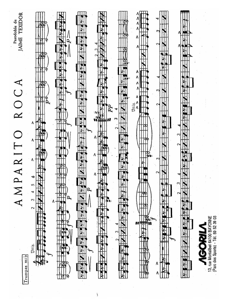 Amparito Roca - Cor Mib 1,2 | PDF