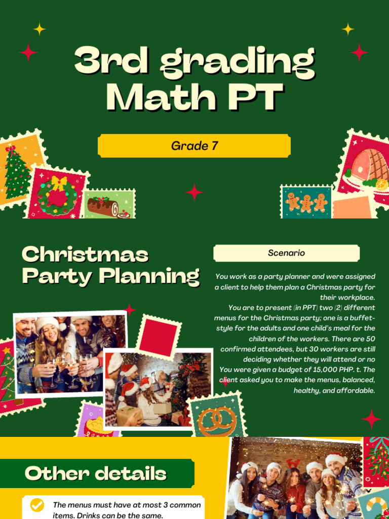 3rd Grading PT Math 7 | PDF