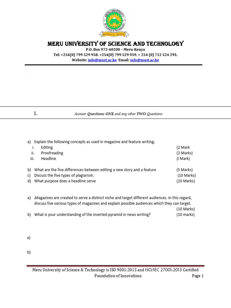 BCJ 3351 Features and Magazine Writing | PDF | Mass Media | Magazines