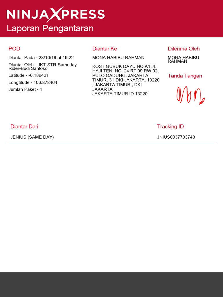 delivery_report | PDF