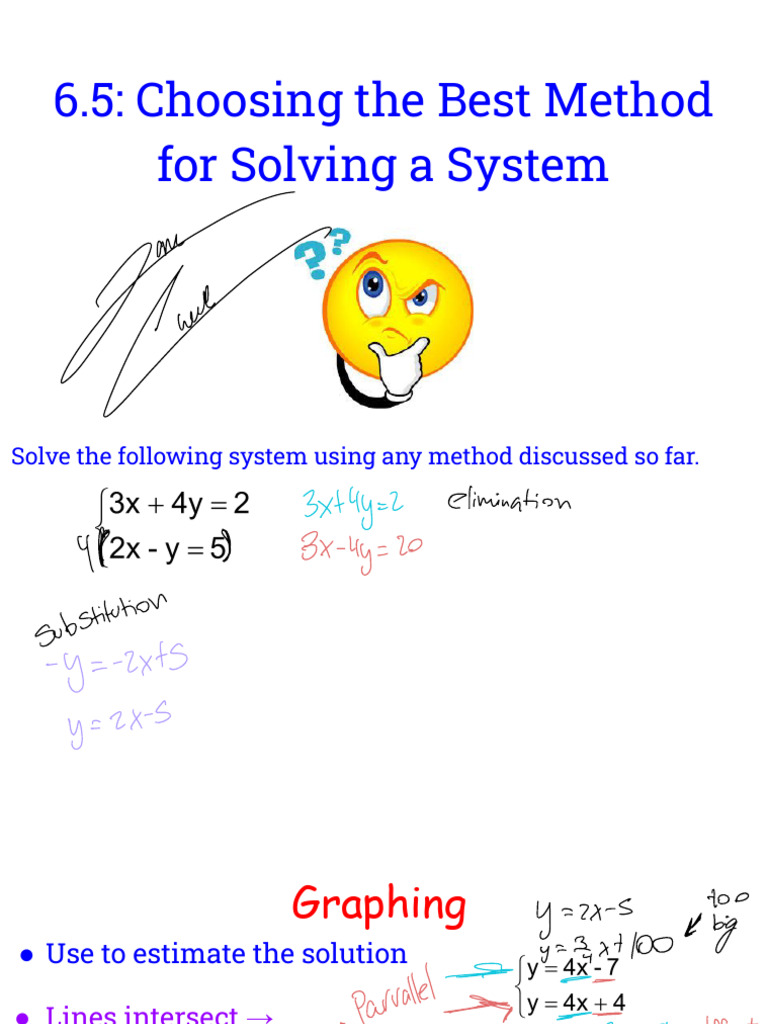 A1H 6.5 Choosing The Best Method | PDF