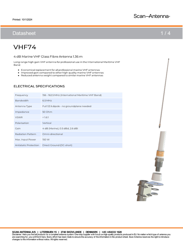 Scan Antenna Products | PDF