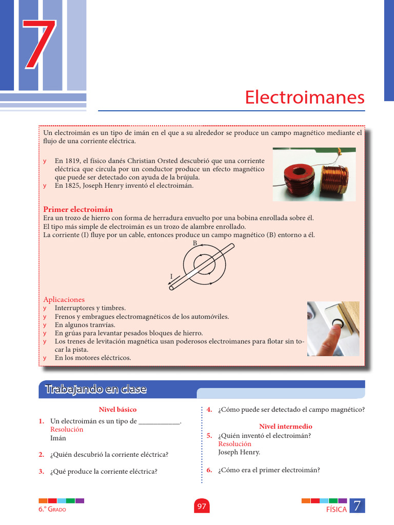 F P 6ºgrado S7 Electroimanes | PDF