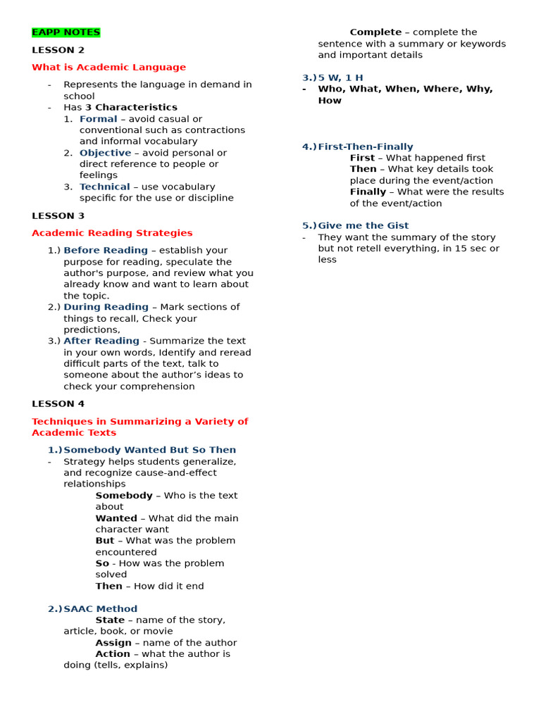 Eapp Notes | PDF