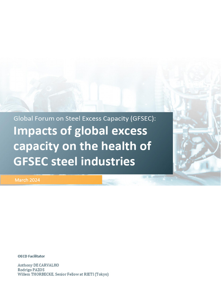 Gfsec Impacts of Global Excess Capacity | PDF | Subsidy | Capacity ...