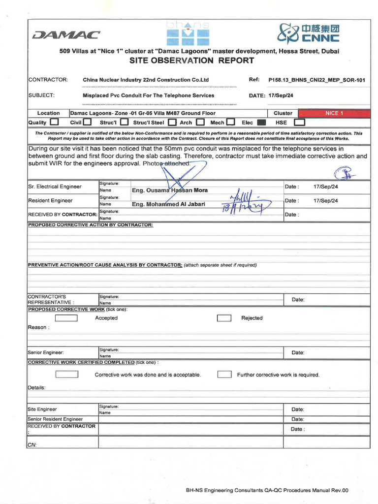 P158.13 BHNS Cni22 Mep Sor 101 | PDF