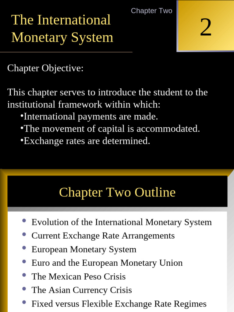 Chap02 The International Monetary System | PDF