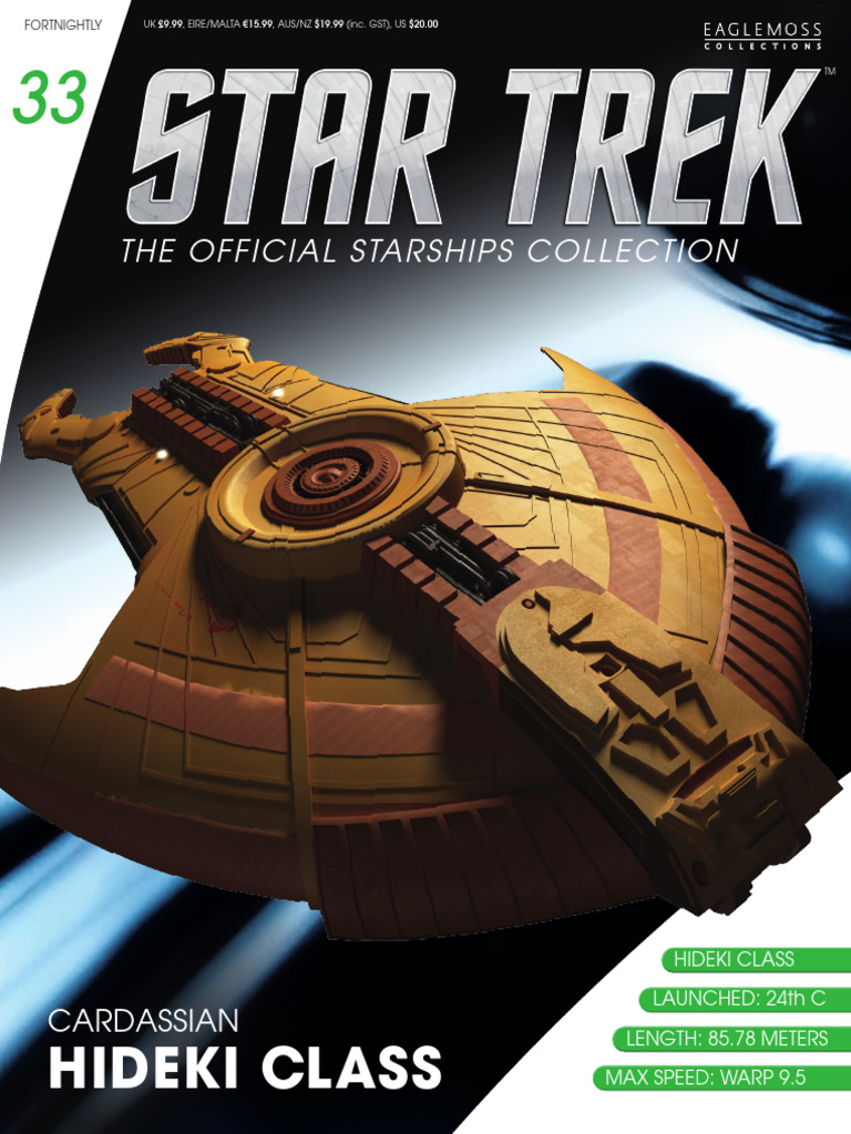 33 Issue Hideki Class Starship | PDF | Dominion (Star Trek) | Cardassian