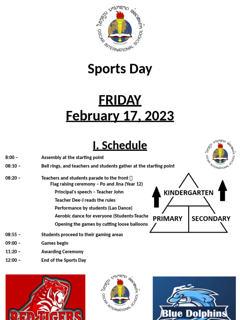 Sports Day Presentation | PDF