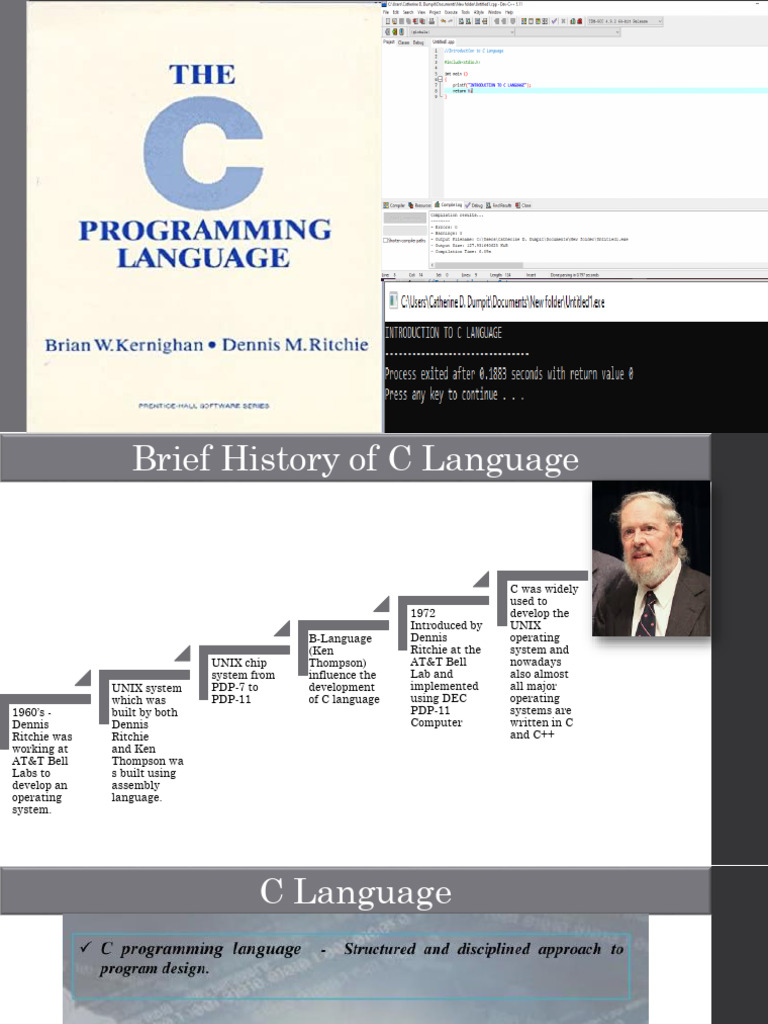 Introduction To C Language | PDF