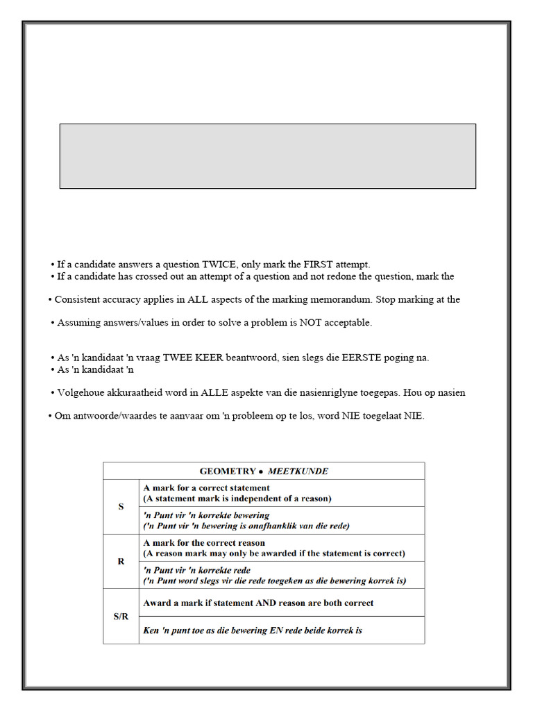 Mathematics P2 September 2024 (MEMO) (9 Sept) | PDF