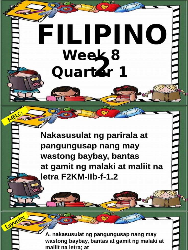 Filipino Q1 W8 | PDF