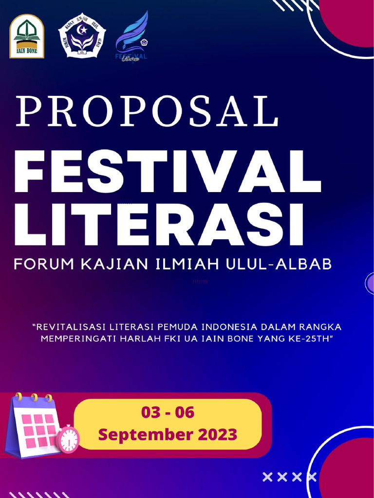 Proposal Festival Literasi | PDF