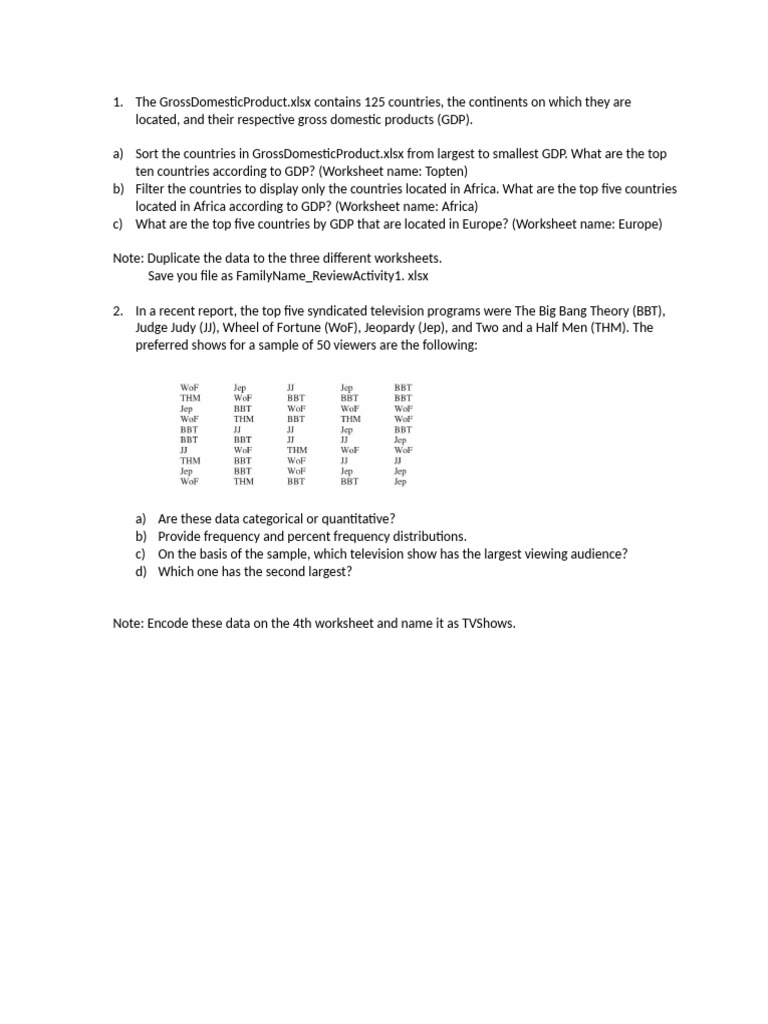 Review Activity 1 | PDF
