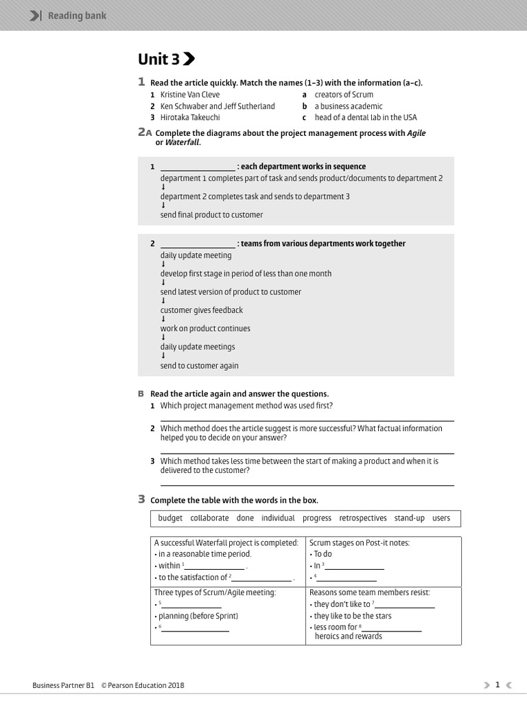Bus Part B1 ReadingBank U3 | PDF