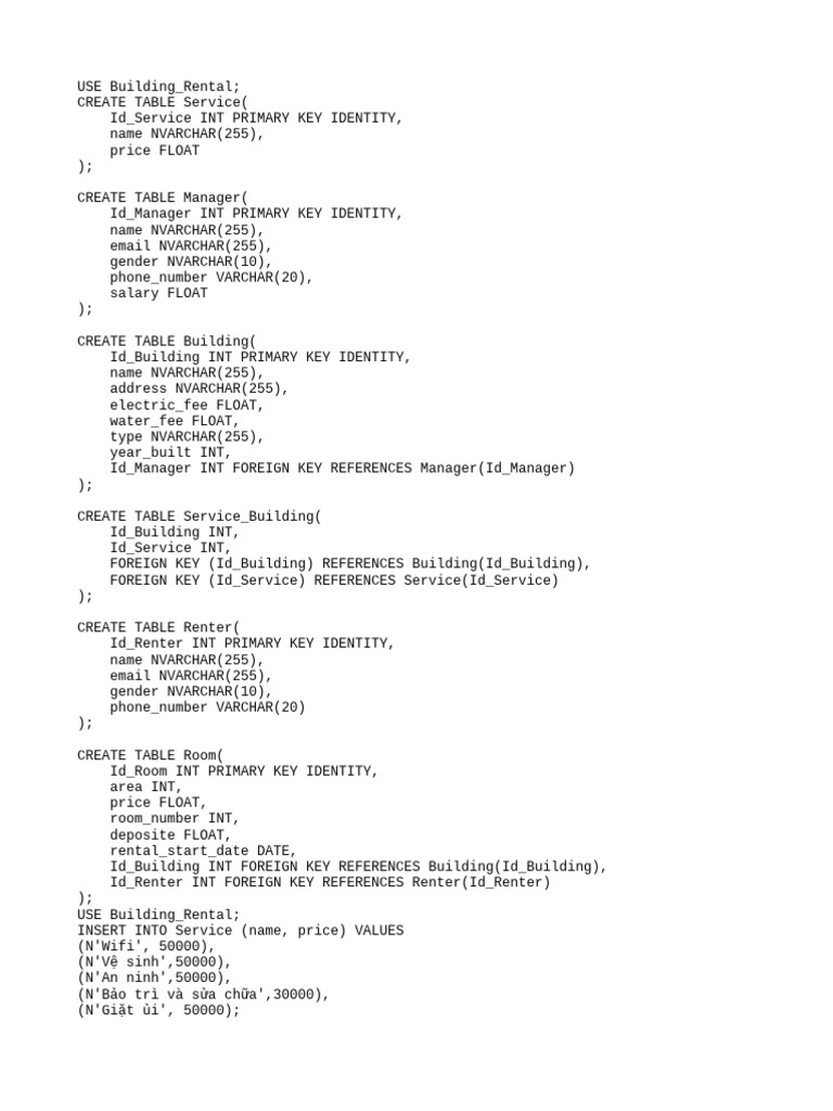 SQL thêm dữ liệu | PDF