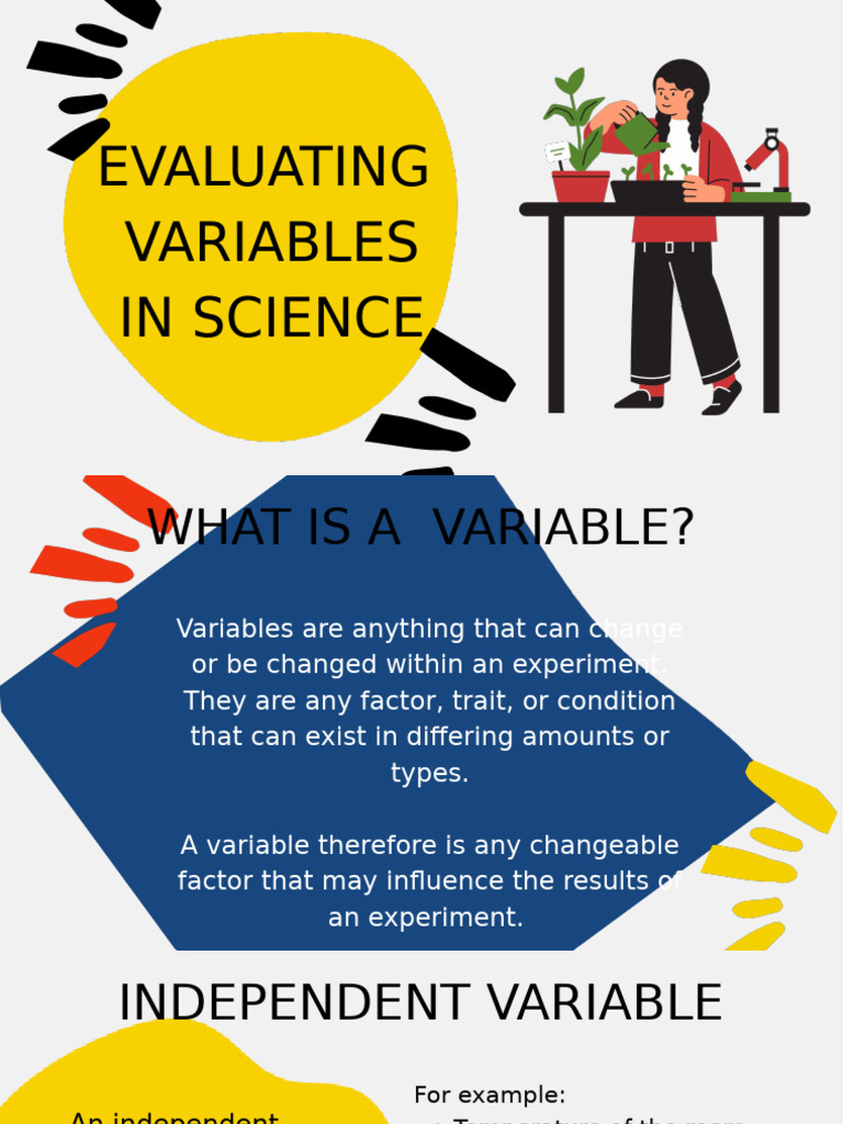 Understanding Variables in Experiments | PDF | Experiment | Plants