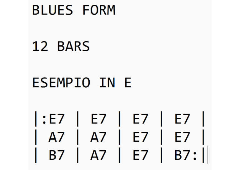 Blues Form | PDF