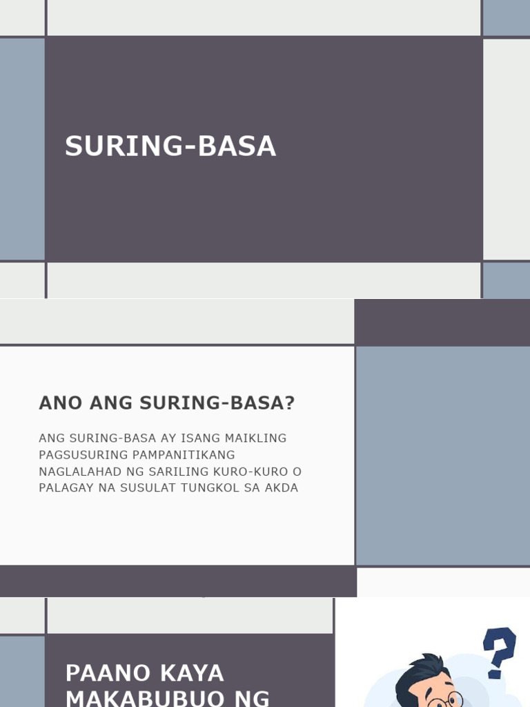 Suring Basa | PDF
