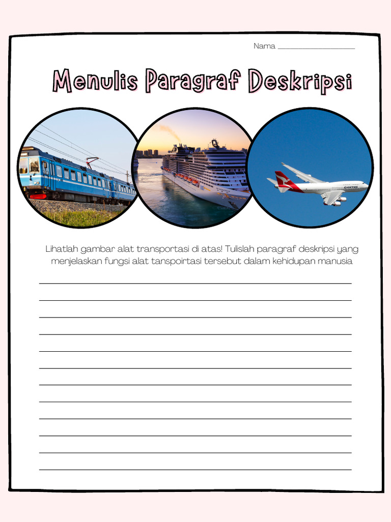 8851 Menulis PAragraf Deskripsi | PDF