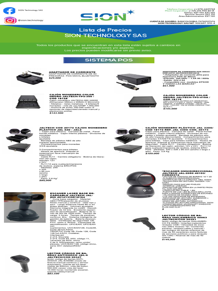 Lista de Precios Octubre 02 2024 | PDF