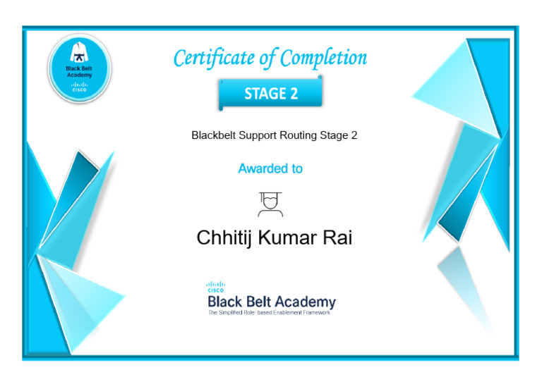 Blackbelt Support Routing Stage 2 | PDF