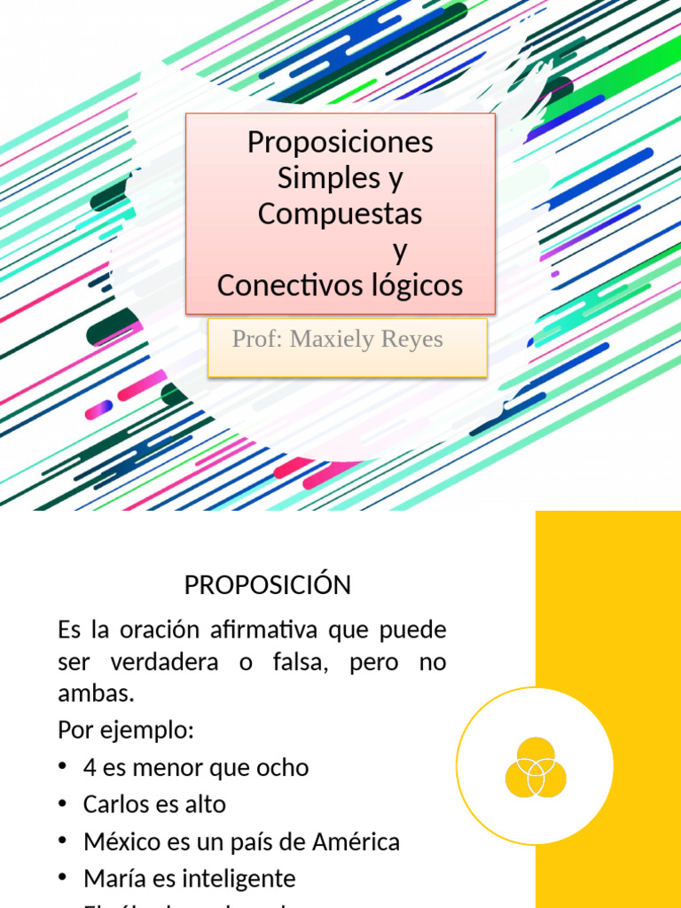 4-Proposiciones Simples y Compuestas | PDF