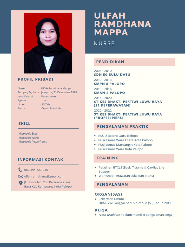 CV Ulfah RM | PDF