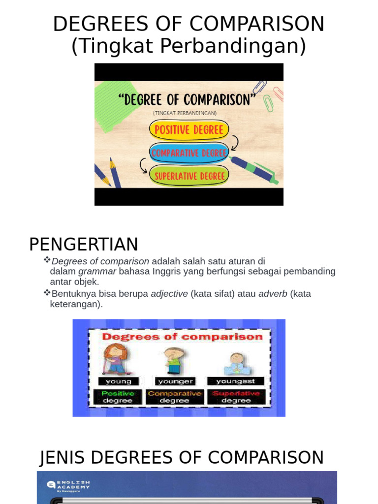Degrees of Comparison | PDF