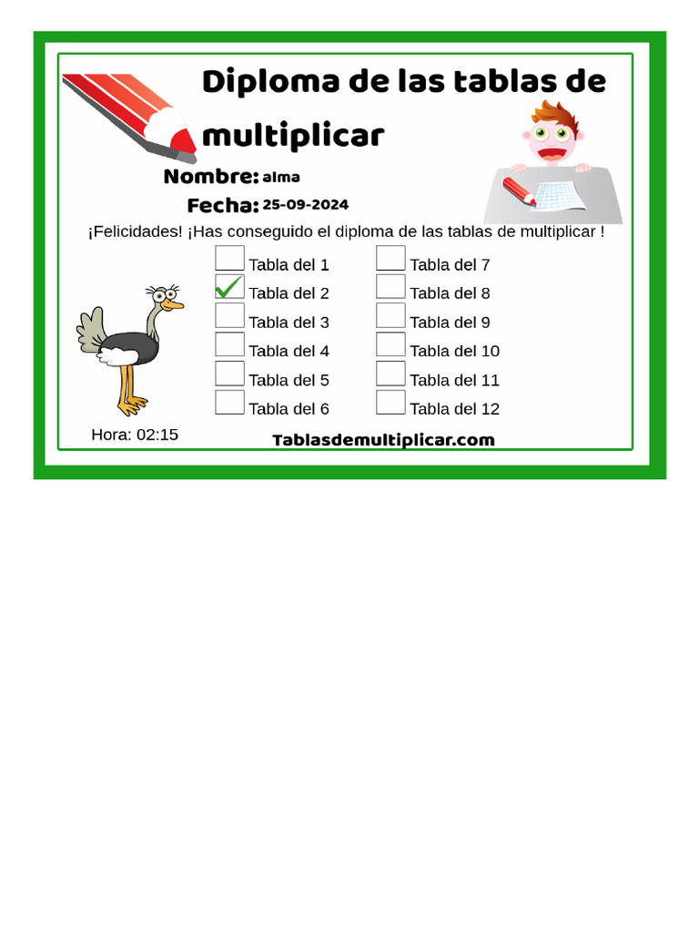 Tablas de Multiplicar Del 1 Al 12,3 | PDF