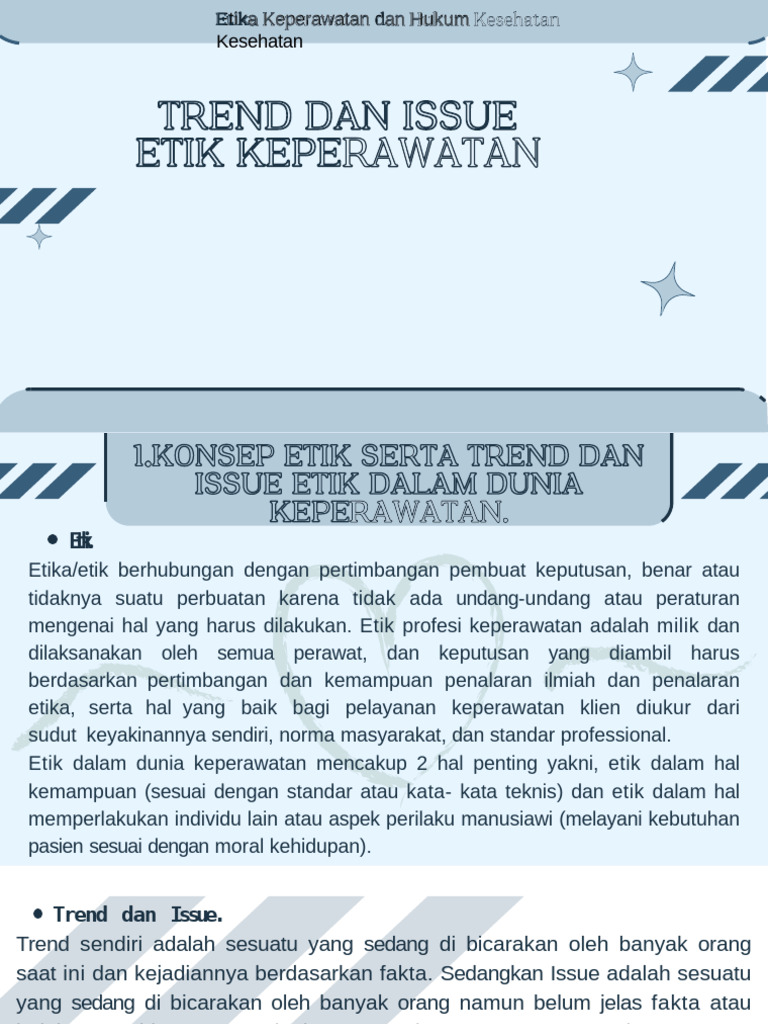 PPT Etika Kep Dan Hukum Kes | PDF