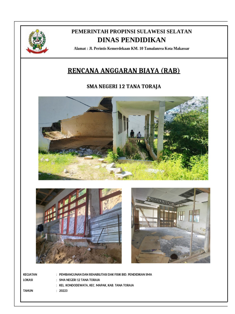 Rab Pmbangunan Ruang Osis | PDF