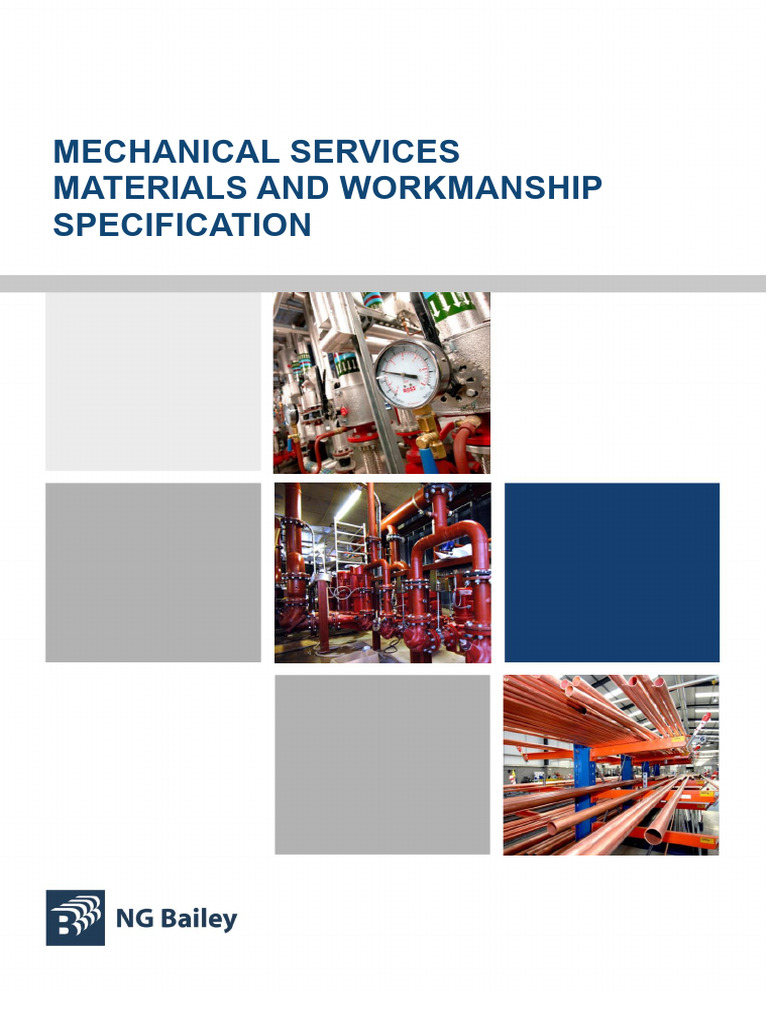 Mechanical Services Materials and Workmanship Specification | PDF